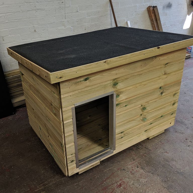 Alton Single Dog Kennel and Run - Garden & Animal Structures
