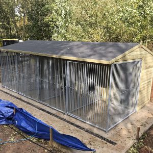 Sterling Multi‑Bay Dog Kennel Block | Garden & Animal Structures